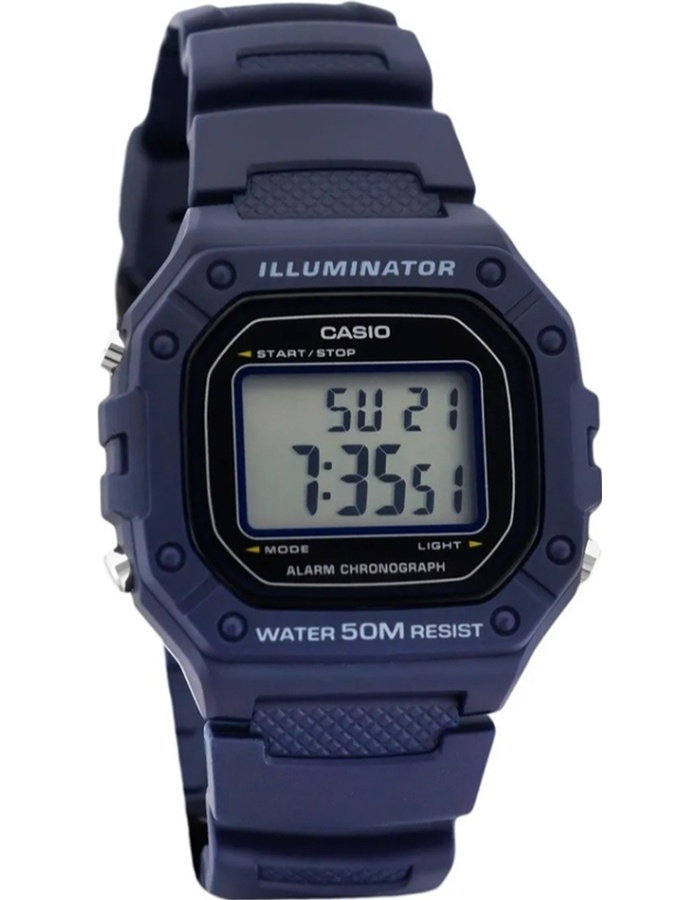 CASIO Men's Digital Grey Dial Watch - W-218H-2A