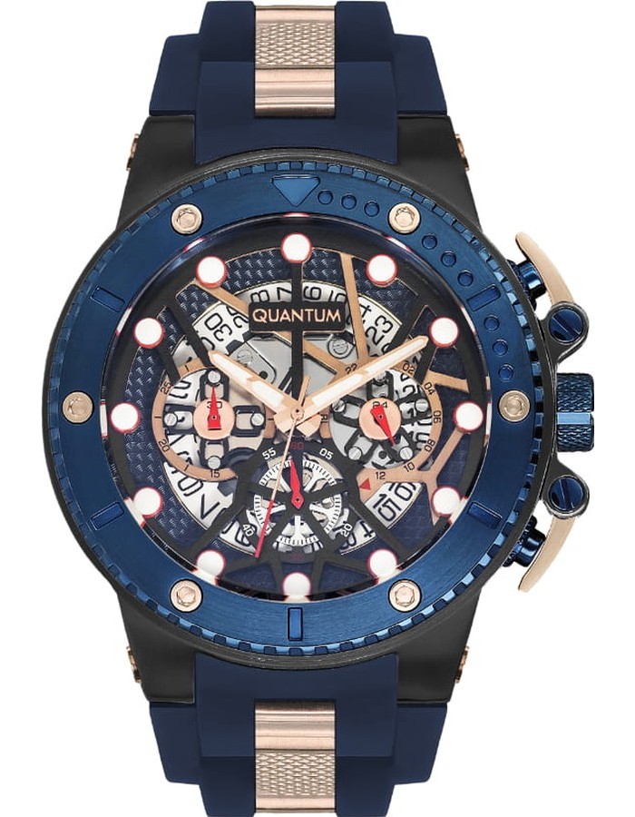 Buy Quantum Men's Black dial Chronograph watch - HNG535.651