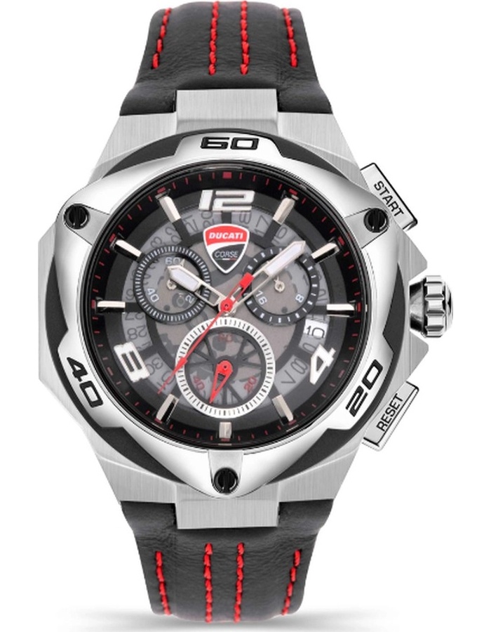 Buy DUCATI MOTORE Men's Black Dial Chronograph Watch - DTWGC0000302 ...