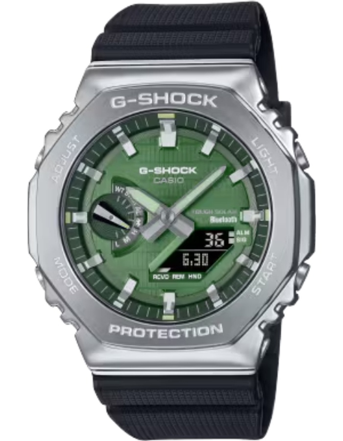 Shop G-shock Watch for Men's Analog & Digital Green Dial Watches Online Kuwait - GBM-2100A-1A3DR ...