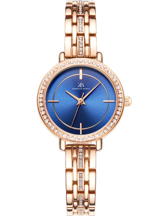 Buy Kenneth Scott Women's Analog Blue Dial Watch - K23532-RBKN | Time ...