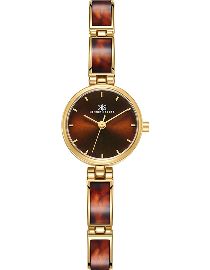Buy Kenneth Scott Women's Rose Gold Dial Analog Watch -K24502-RCXX