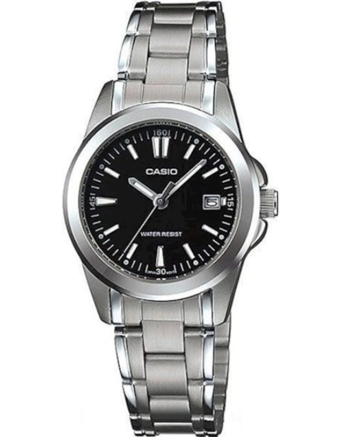 CASIO Women's Analog Black Dial Watch - LTP-1215A-1A2