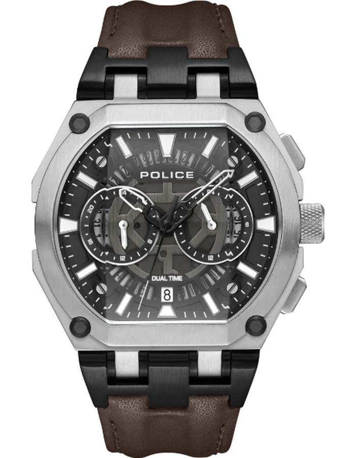 POLICE SHEILD Men's Chronograph Black Dial Watch - PEWGF0054403
