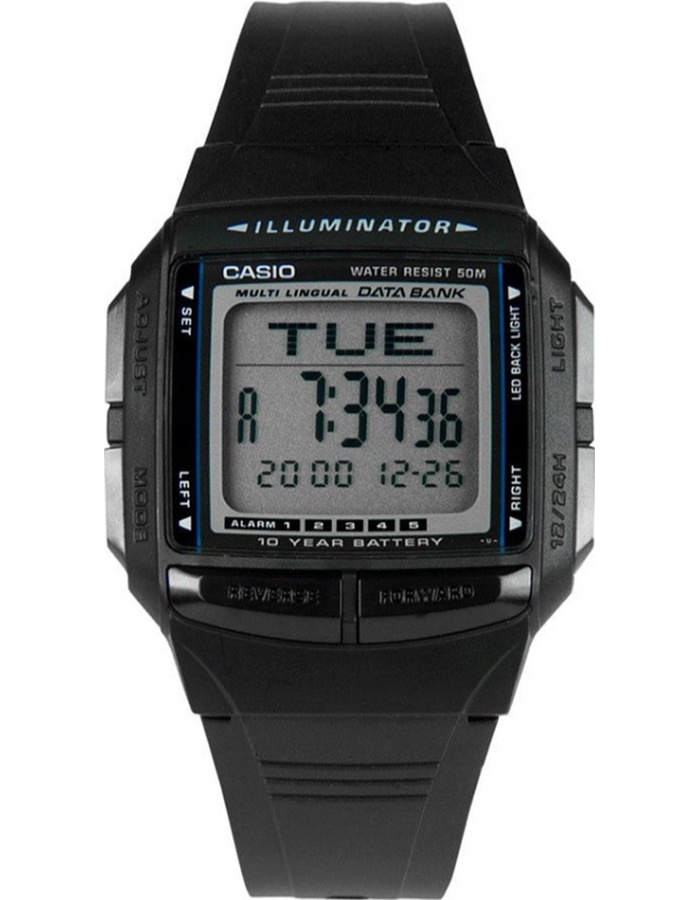 CASIO Men's Digital Grey Dial Watch - DB-36-1A