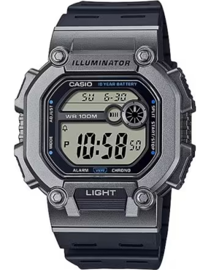 Casio watches Online Men's Digital Grey Dial Watch - W-737H-1A2VDF | Time House Store KSA