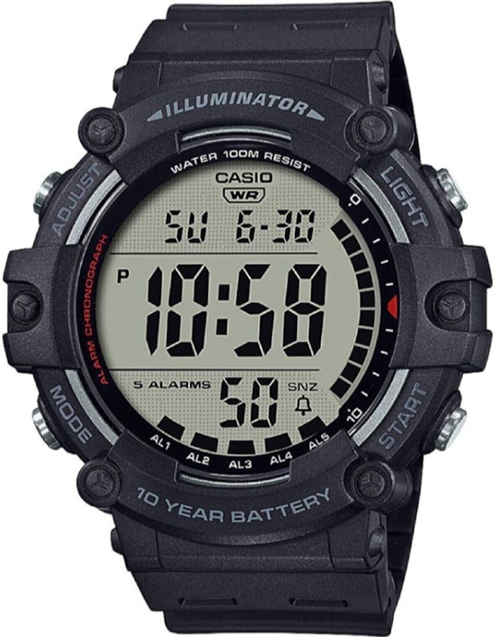 Buy Casio Watches Online Ksa, Men's Digital Black Dial Watch - AE-1500WH-1AVDF | Time House ...