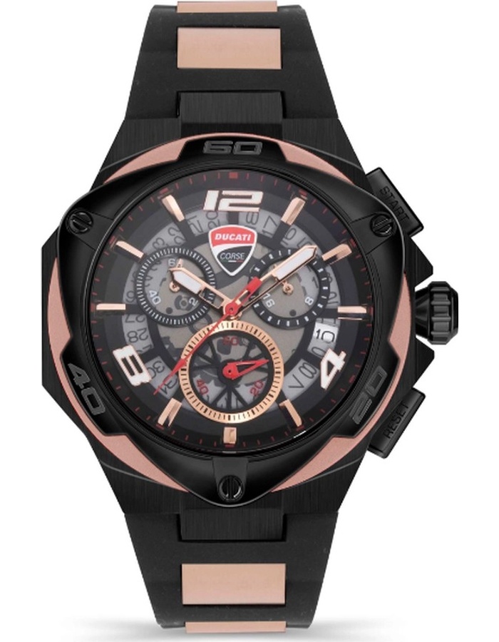 Buy DUCATI MOTORE Men's Black Dial Chronograph Watch - DTWGO0000306 ...