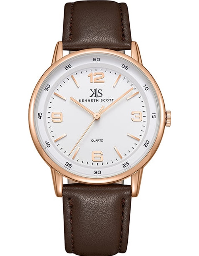 Buy Kenneth Scott Men's Blue dial Analog watch - K23040-RLNN