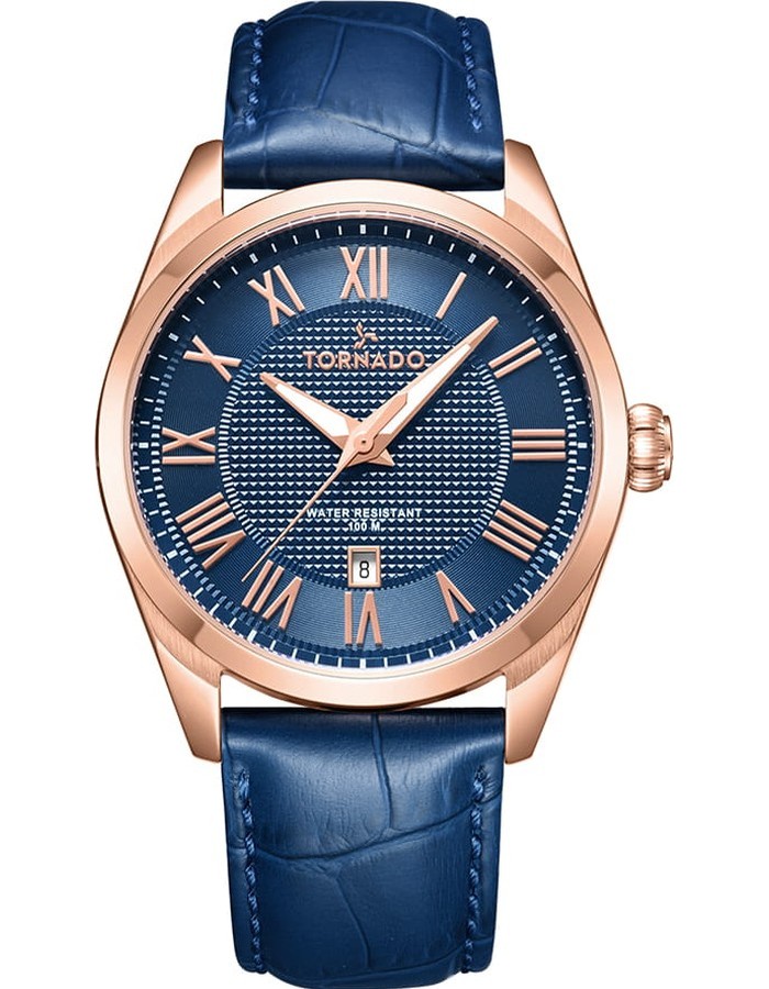 Buy Tornado Celestia Classic Men's Blue dial Analog watch - T8007-RLNN