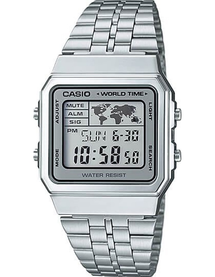 Buy Casio Watch Online Unisex Digital Grey Dial Watch - A-500WA-7D | Time House Store UAE